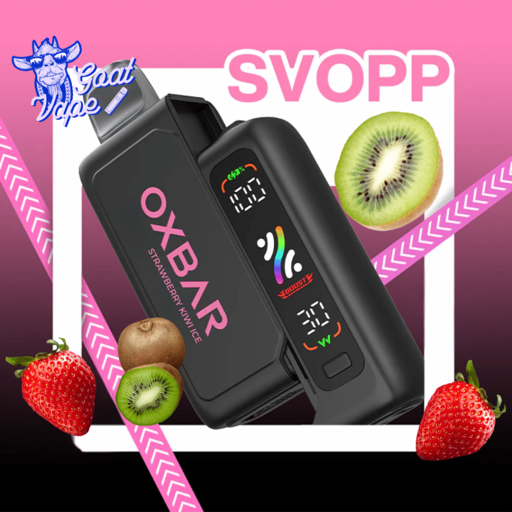 OXBAR SVOPP 32k Strawberry Kiwi Ice (Bateria + Refill) – Goat Vape